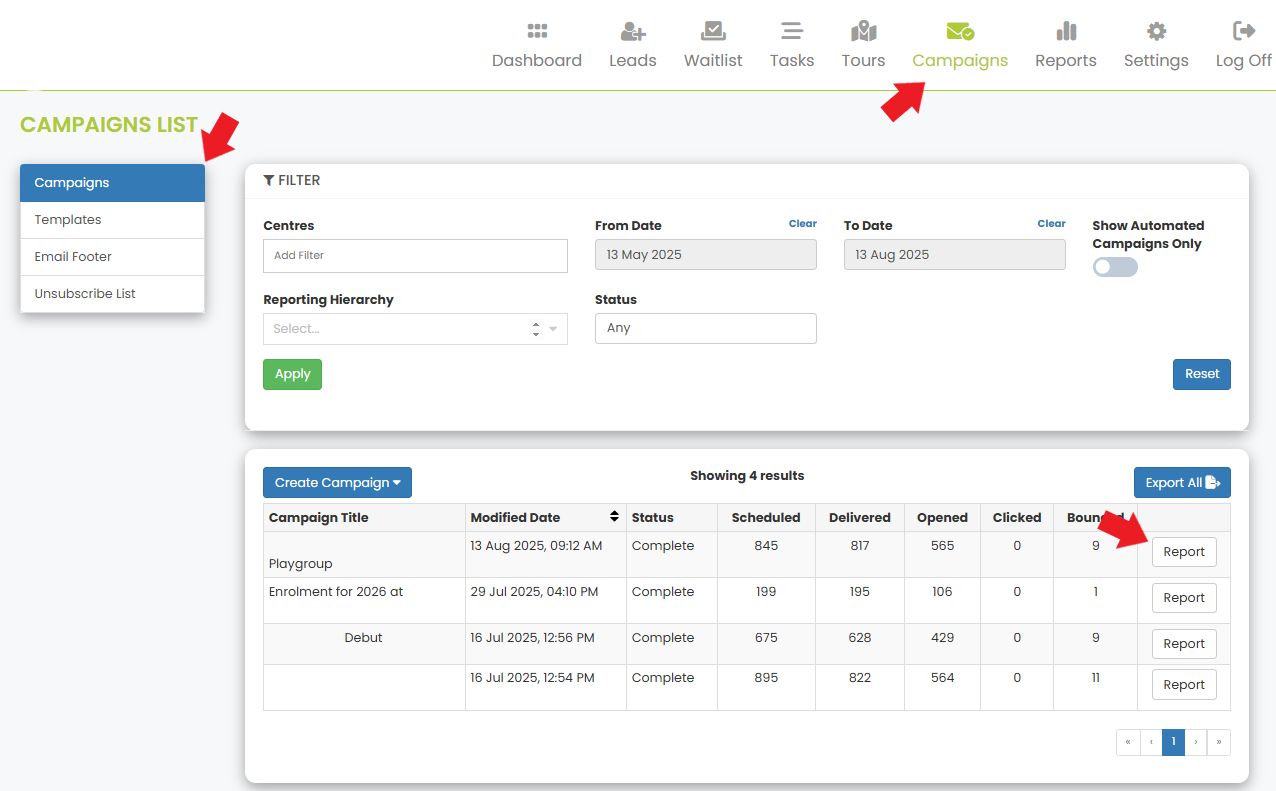 How to View and Interpret Campaign Reporting and Metrics – Help Centre
