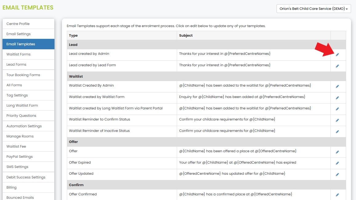 Customising Email Templates with HTML code – Help Centre
